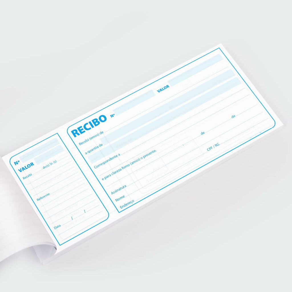 Impressão de Recibo Personalizado – Show Print Gráfica